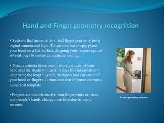 Biometric Security Systems ppt | PPTX