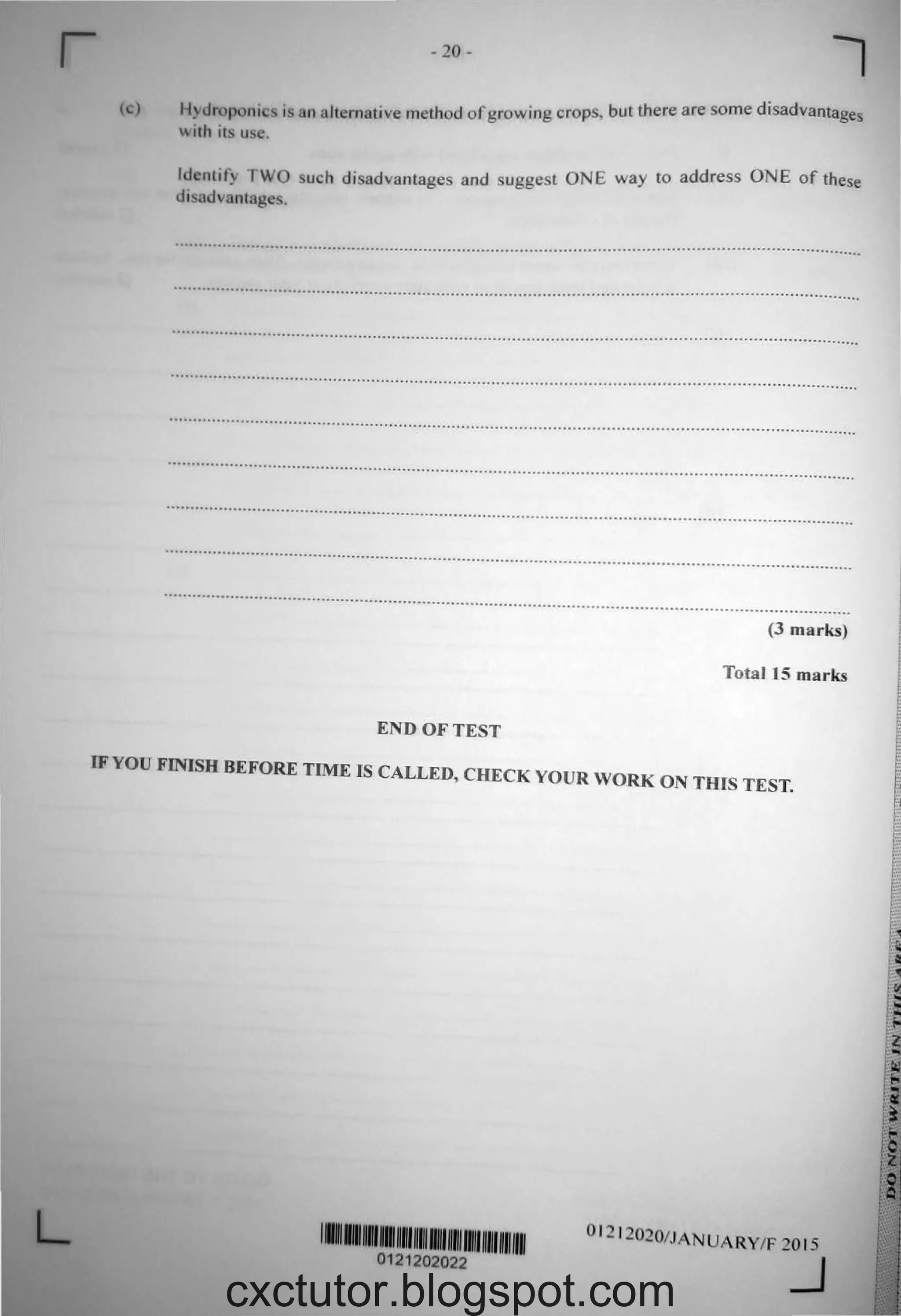 Csec.chem.paper02.jan2015 | PDF