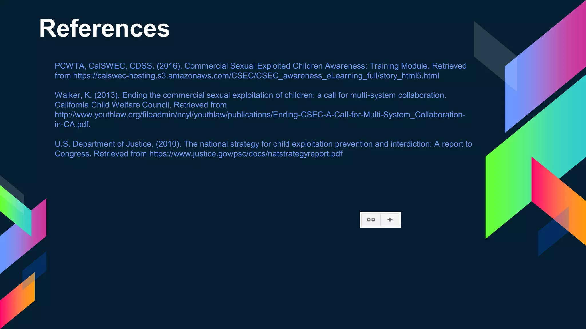 Child Sexual Exploitation of Children, CSEC Advocacy Project | PPTX