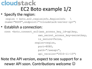 CloudStack EC2 Configuration | PPT
