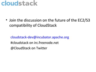 CloudStack EC2 Configuration | PPT