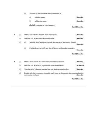 Geography CSEC pass paper 2010 | DOCX