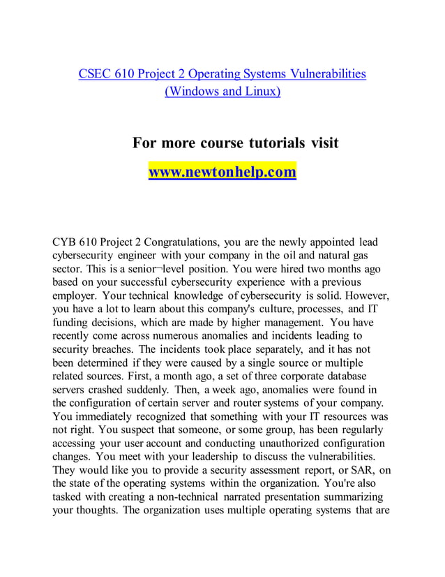 Csec 610 Extraordinary Success/newtonhelp.com