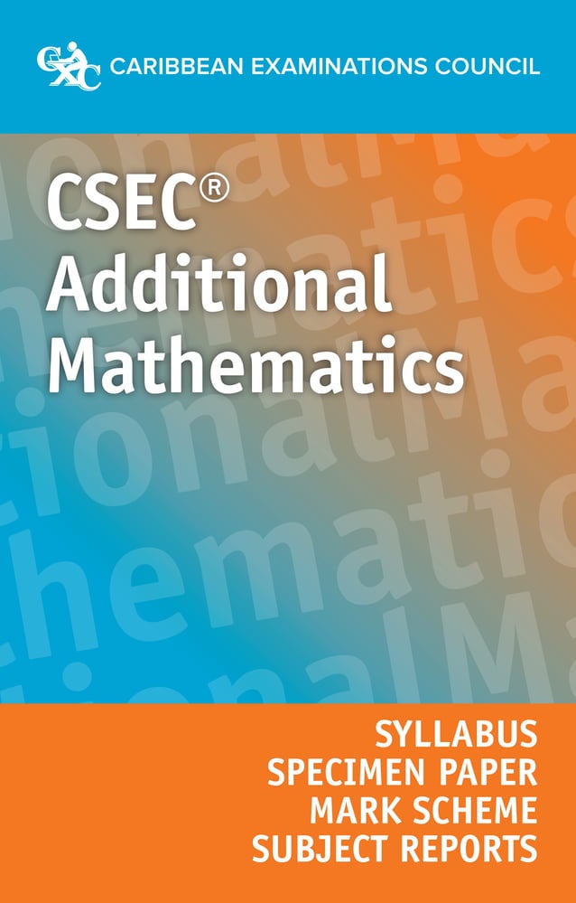 CXC CSEC Syllabus for Additional Mathematics | PDF