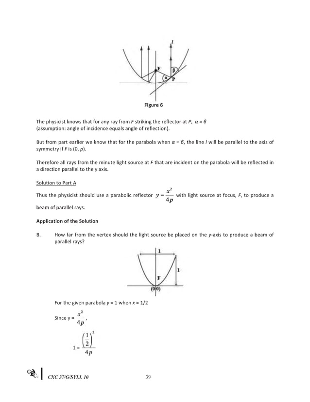 CXC CSEC Syllabus for Additional Mathematics | PDF