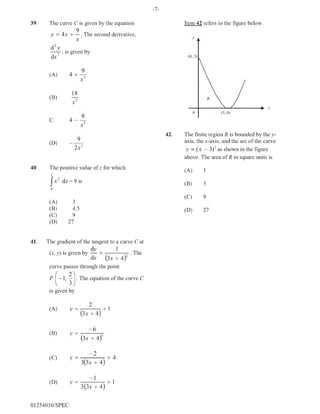 CXC CSEC Syllabus for Additional Mathematics | PDF