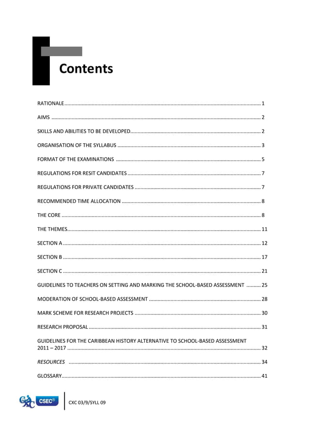 Physical Education Cxc Syllabus