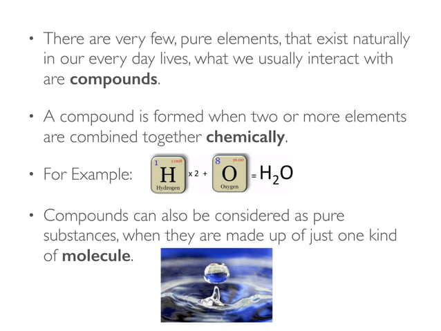 CSEC Chemistry Review - Mixtures and Compounds | PPT