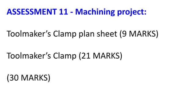 CSEC CXC MECHANICAL ENGINEERING TECHNOLOGY SBA Assessments.pptx | Business | Business and Finance