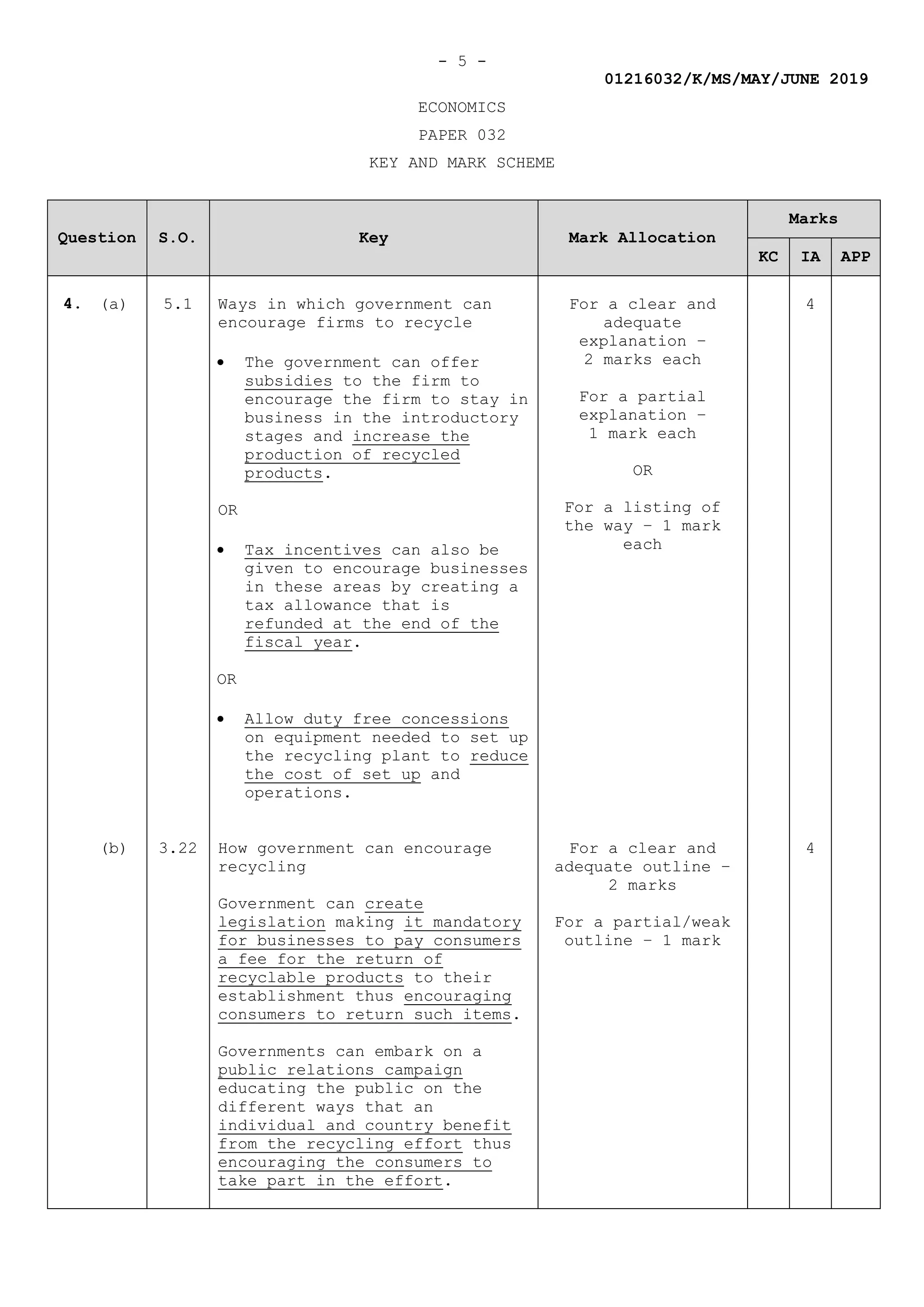 CXC CSEC Syllabus for Economics | PDF