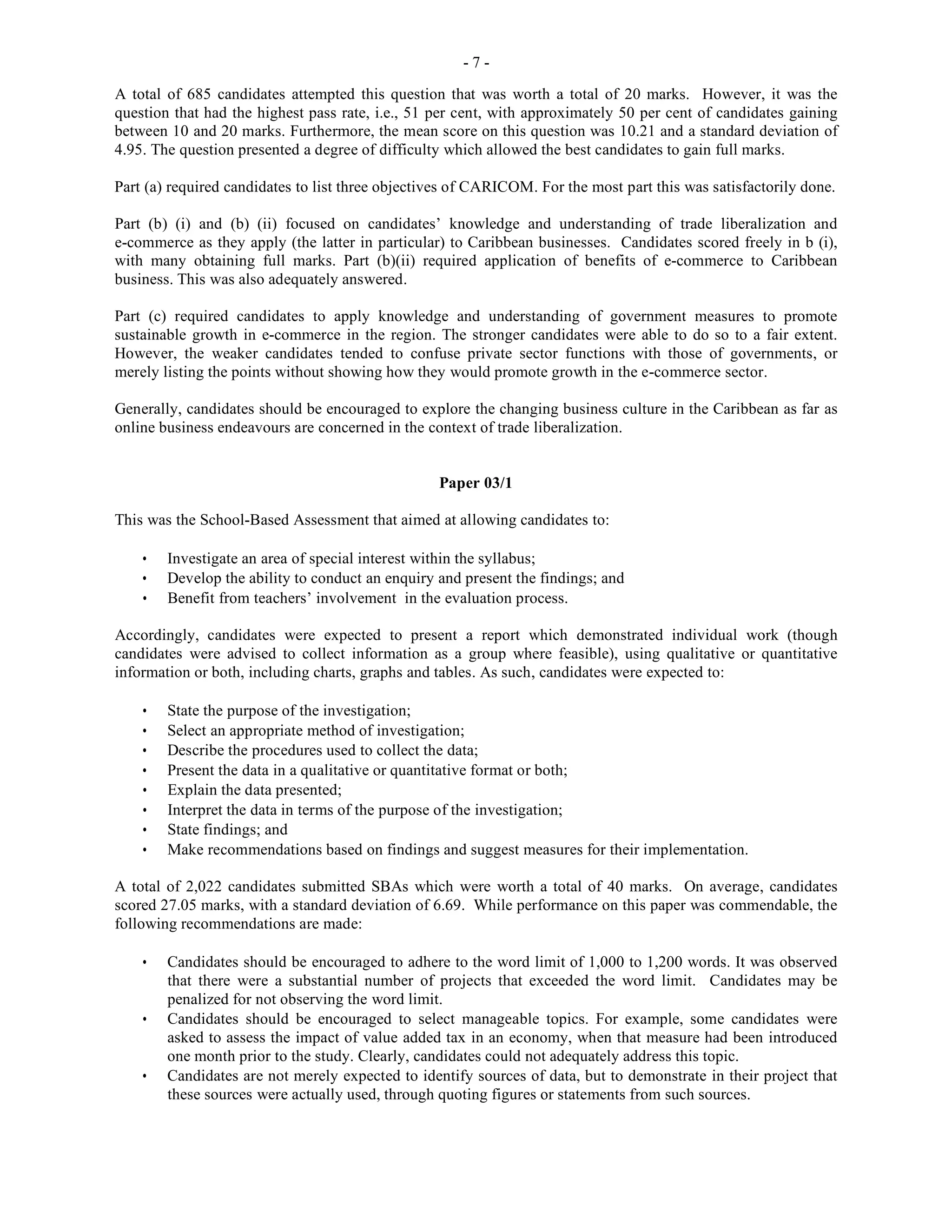 CXC CSEC Syllabus for Economics | PDF