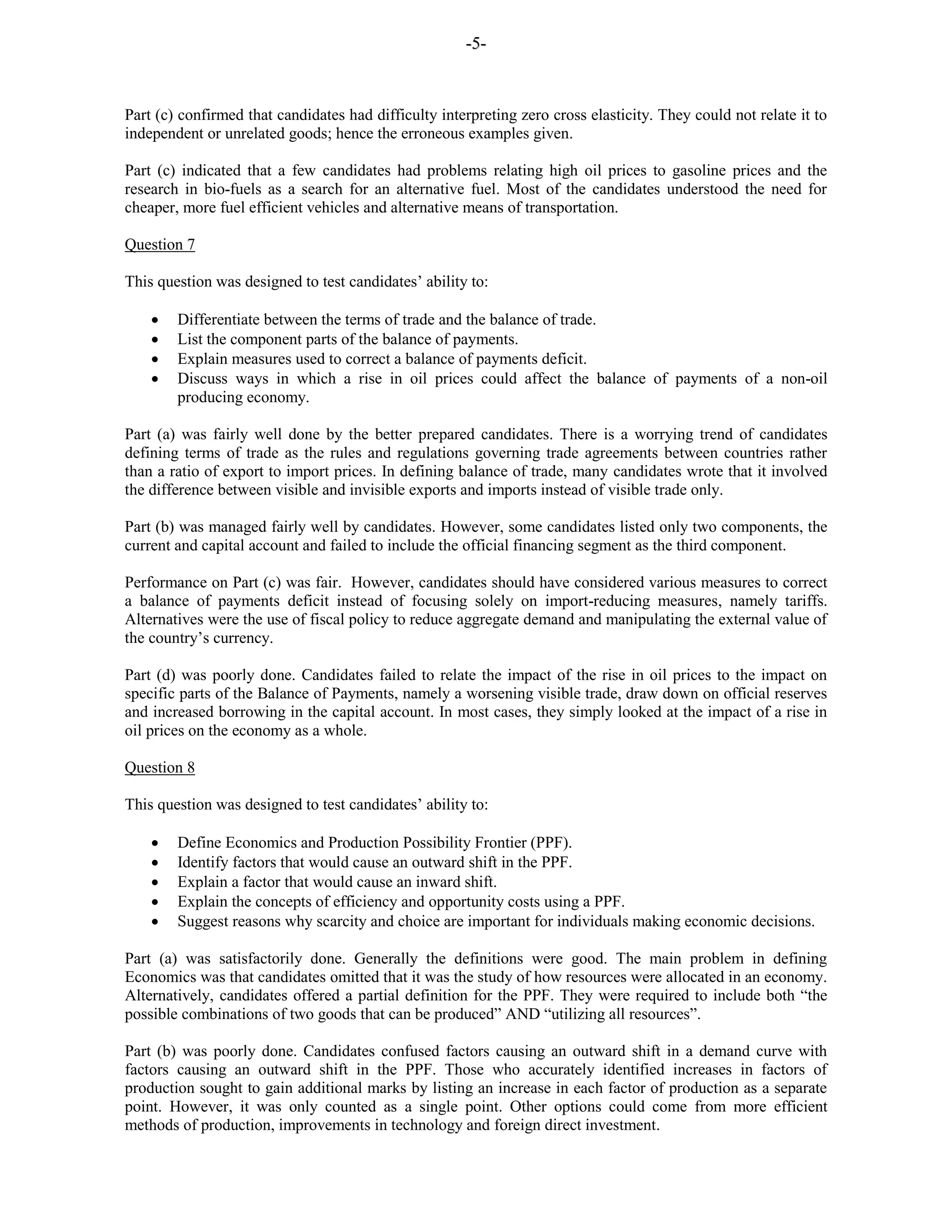 CXC CSEC Syllabus for Economics | PDF