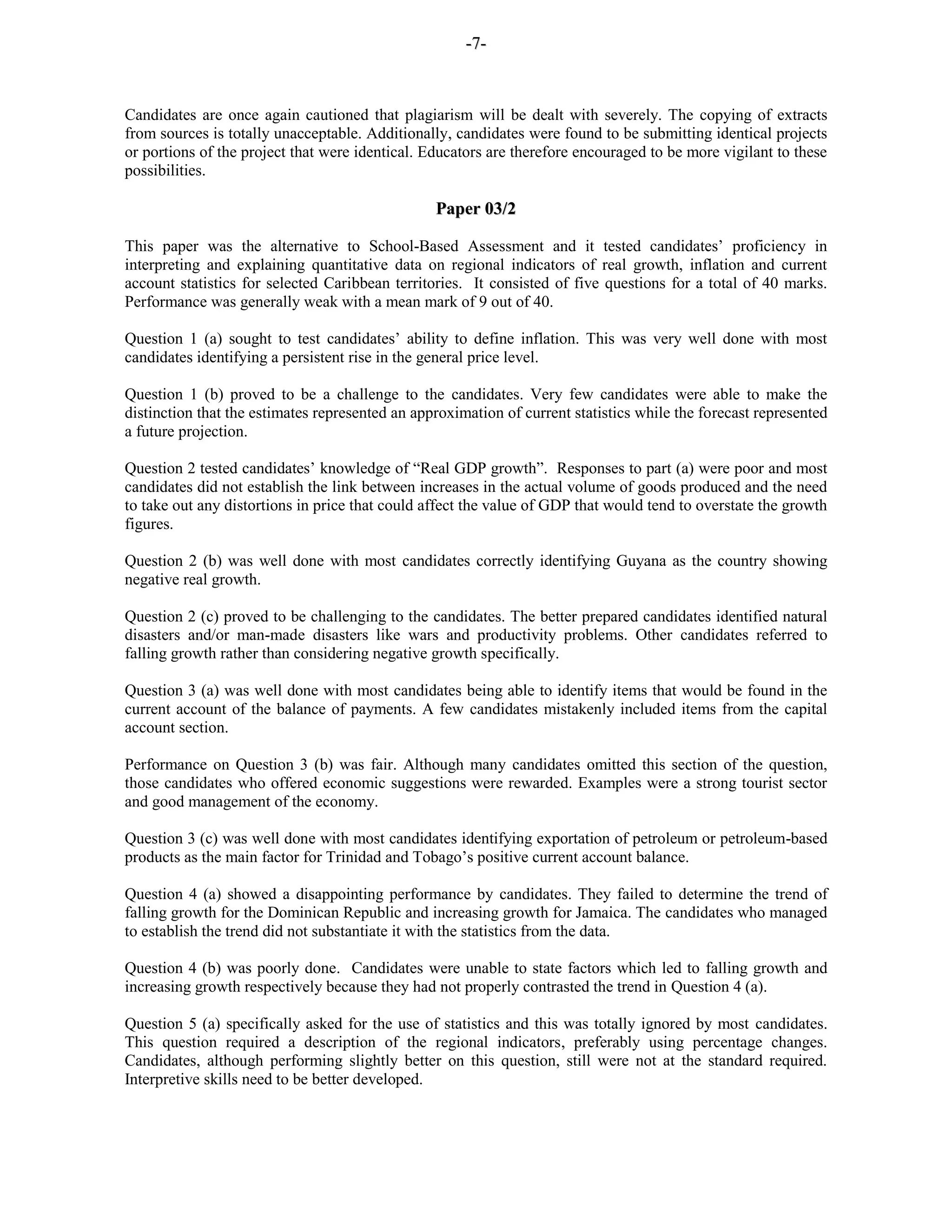 CXC CSEC Syllabus for Economics | PDF