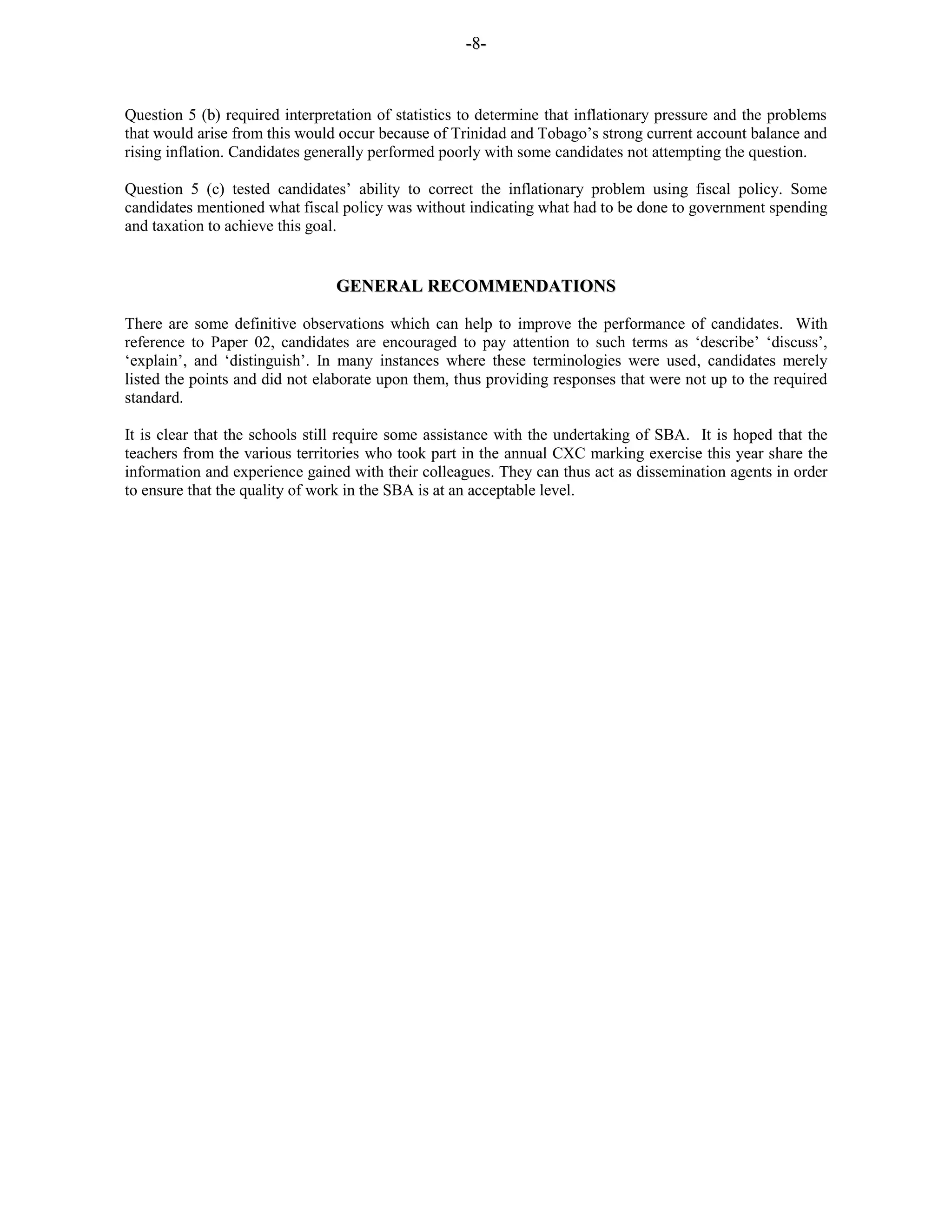 CXC CSEC Syllabus for Economics | PDF