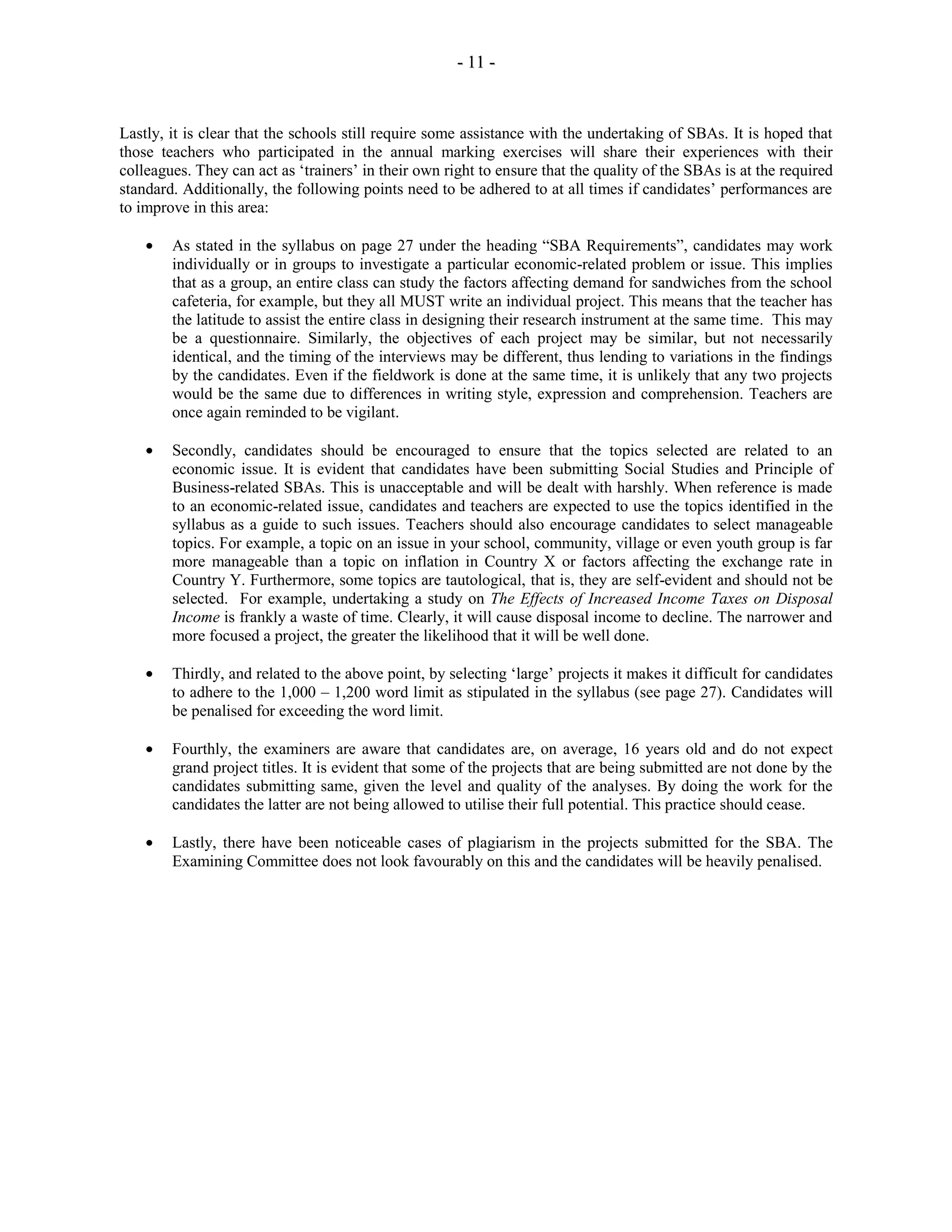 CXC CSEC Syllabus for Economics | PDF