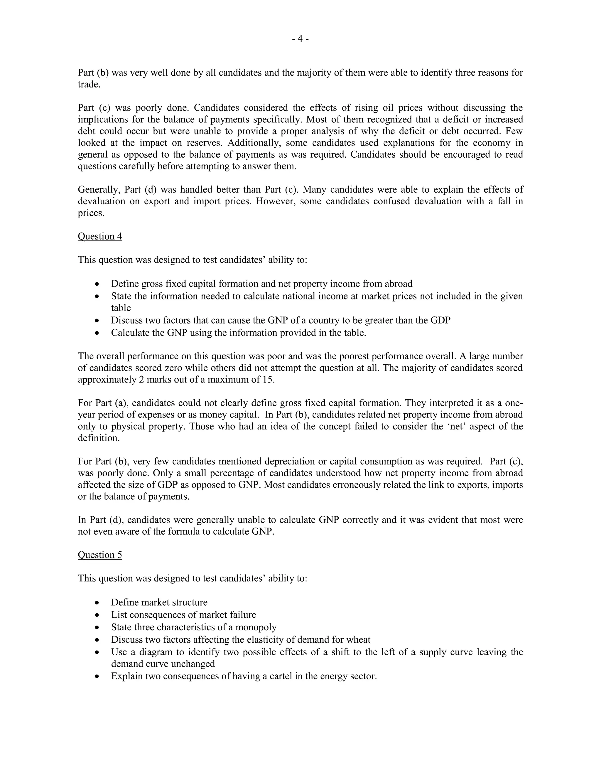 CXC CSEC Syllabus for Economics | PDF