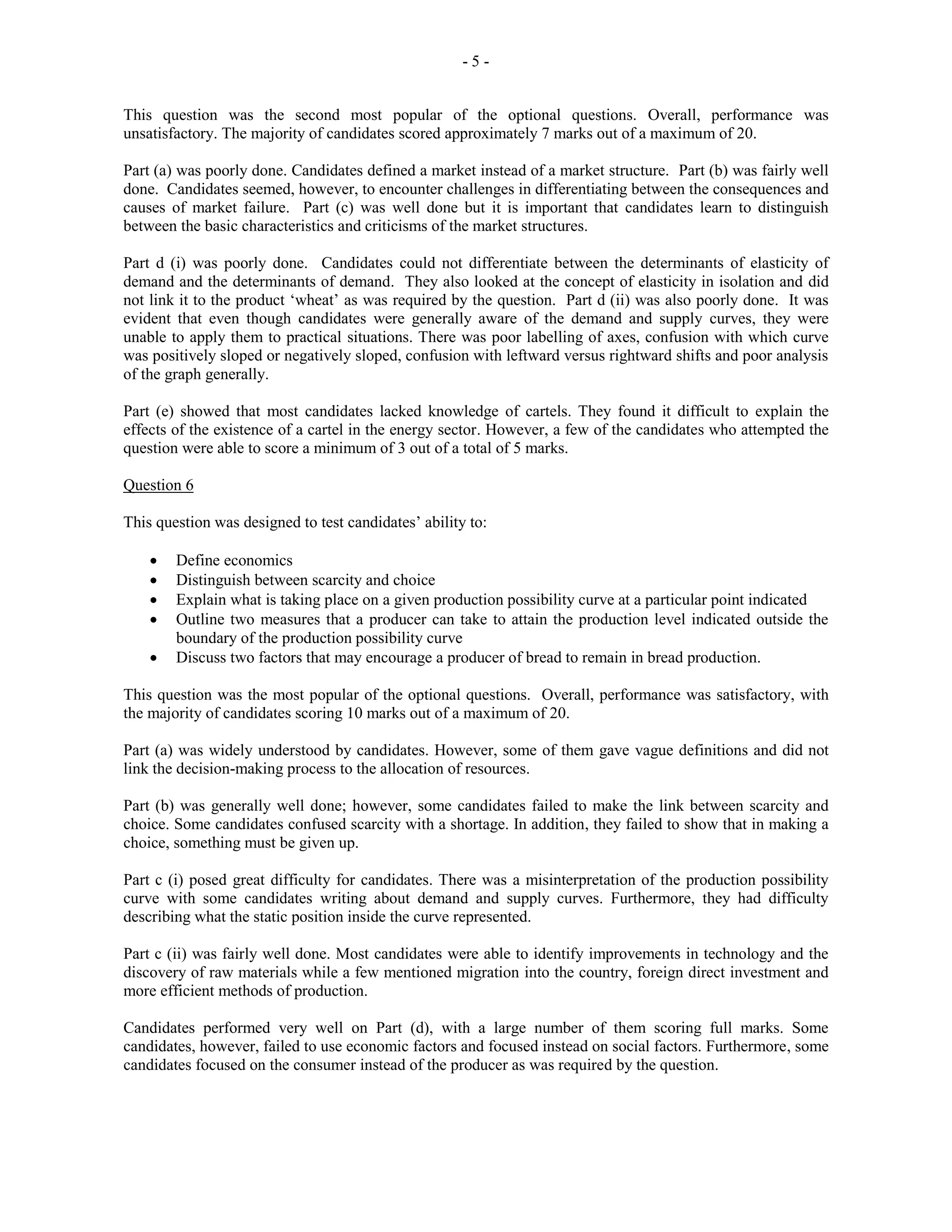 CXC CSEC Syllabus for Economics | PDF