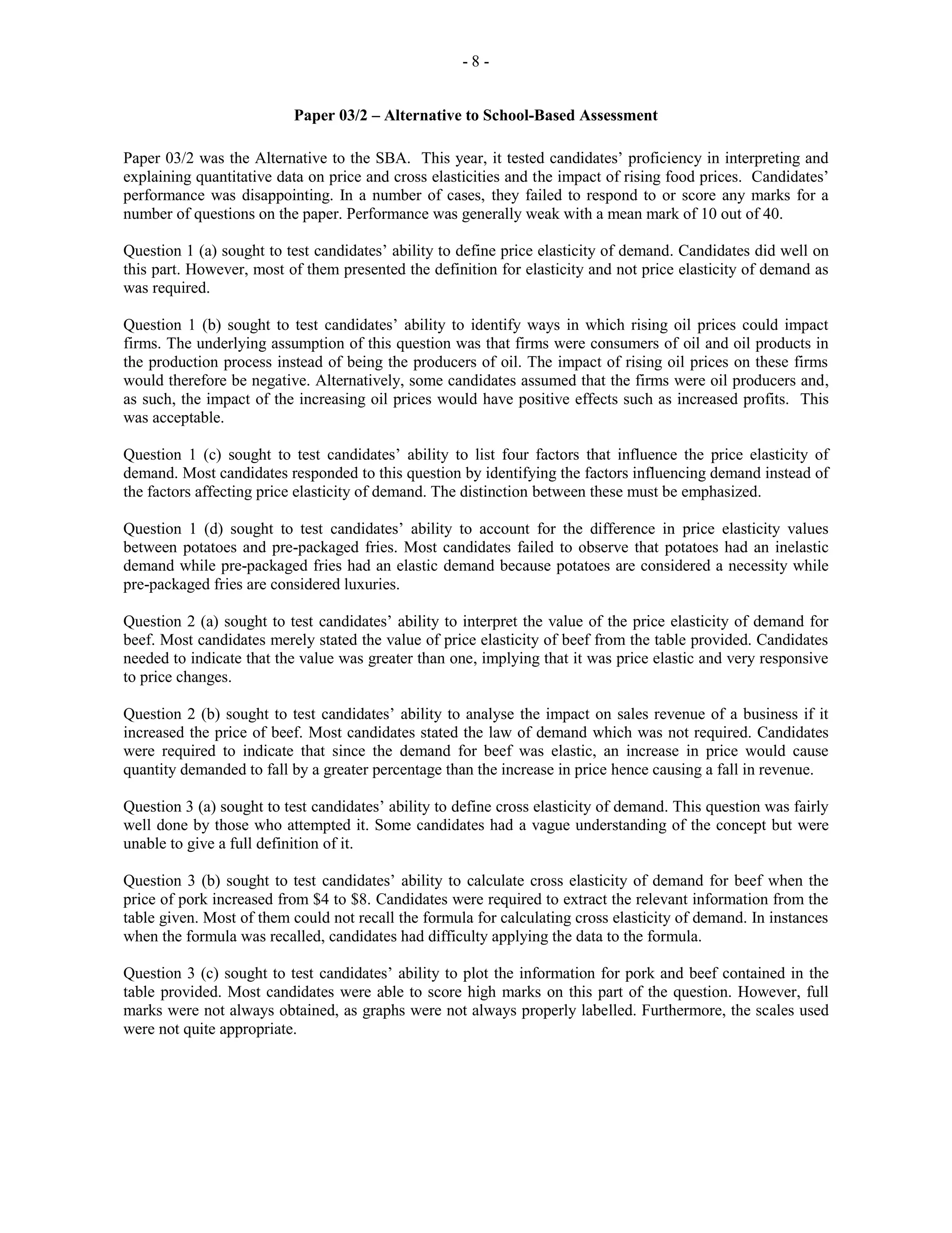 CXC CSEC Syllabus for Economics | PDF