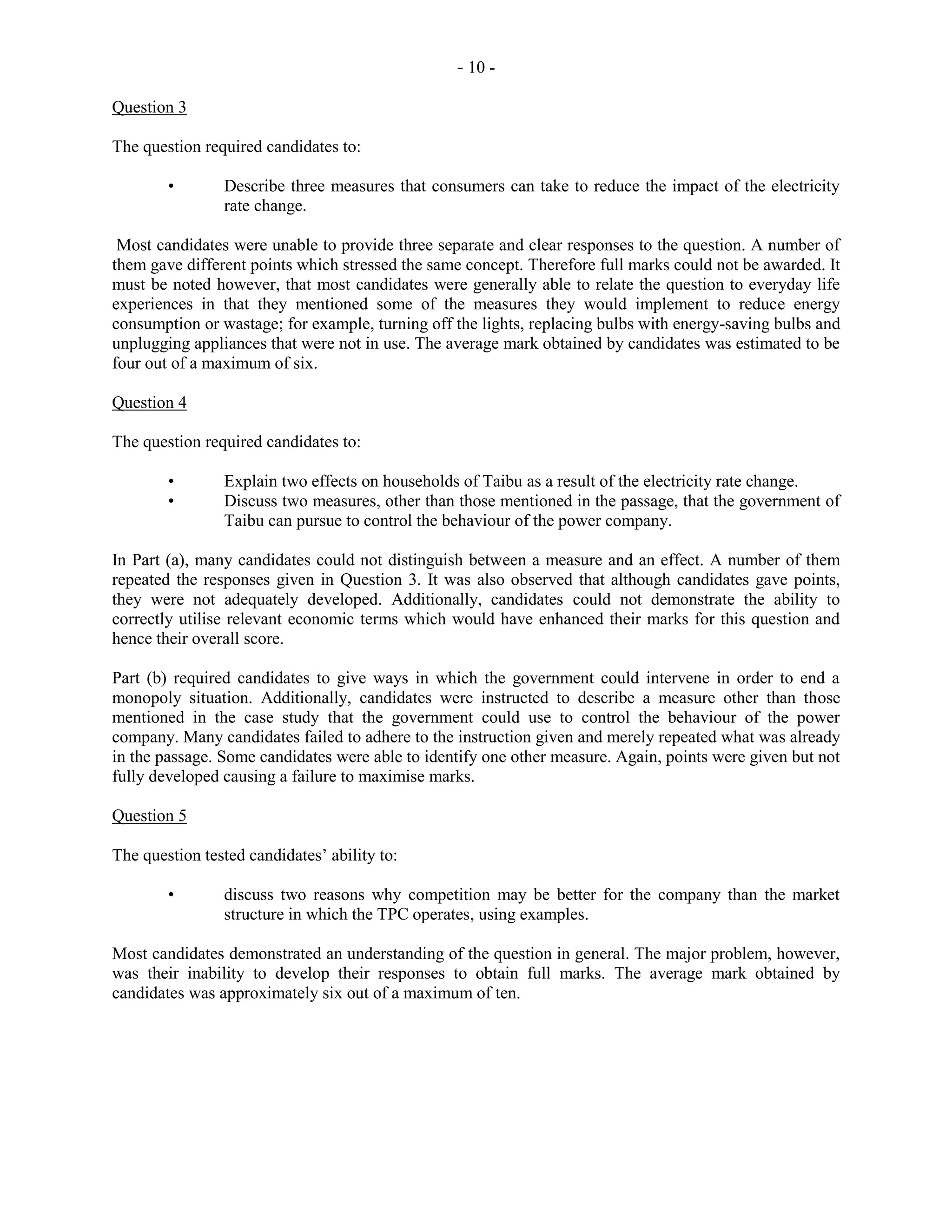 CXC CSEC Syllabus for Economics | PDF