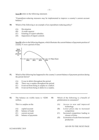 CXC CSEC Syllabus for Economics | PDF