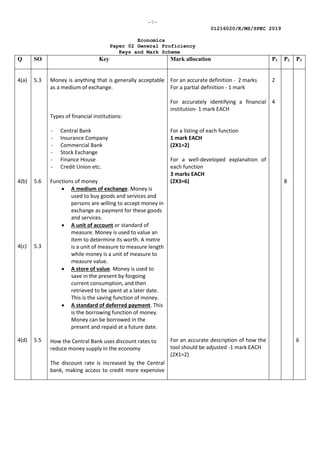 CXC CSEC Syllabus for Economics | PDF