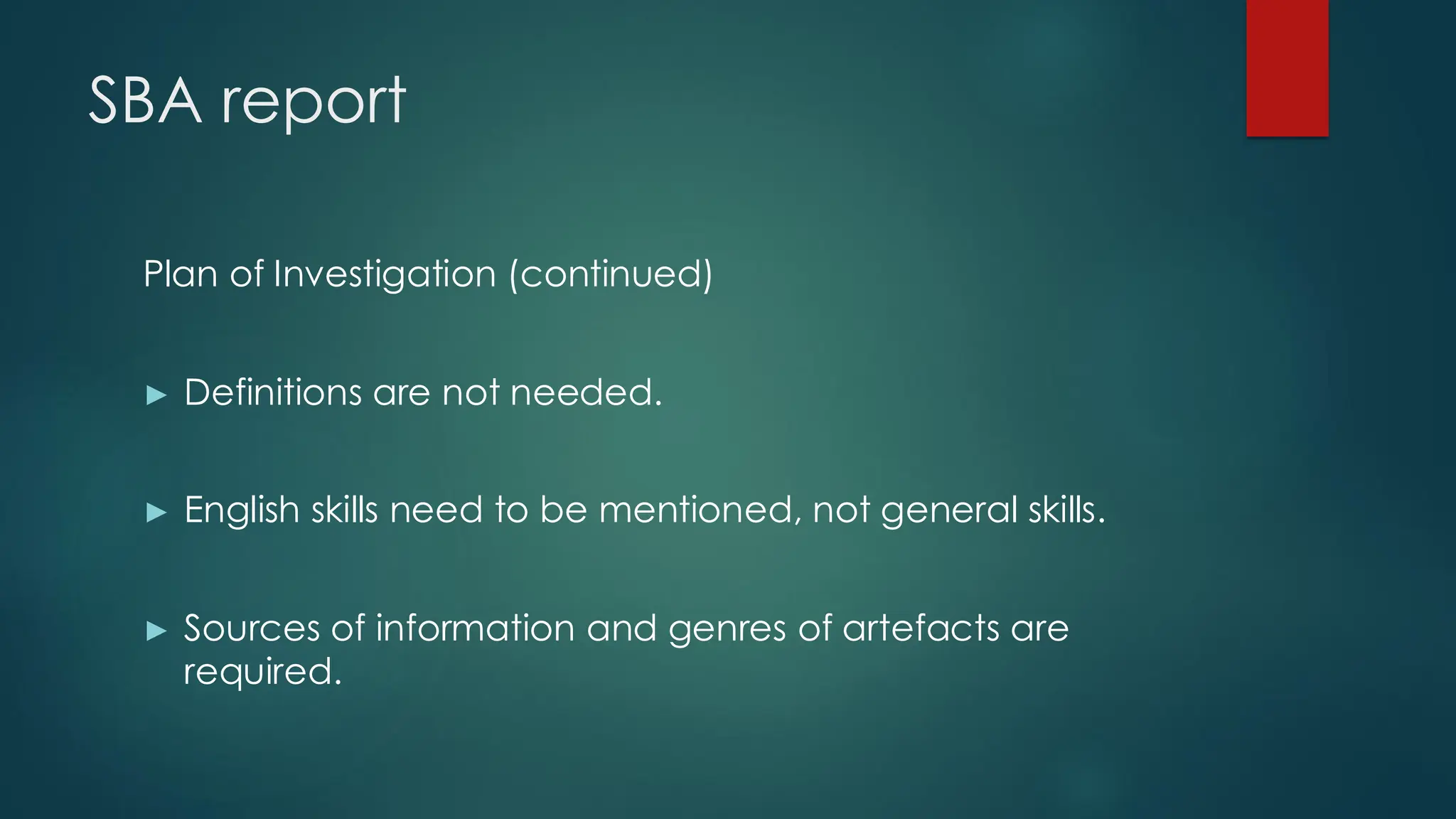 CSEC English SBA.pdf SBA Guideline for 24 | PDF