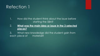 CSEC English SBA.pdf SBA Guideline for 24 | PDF