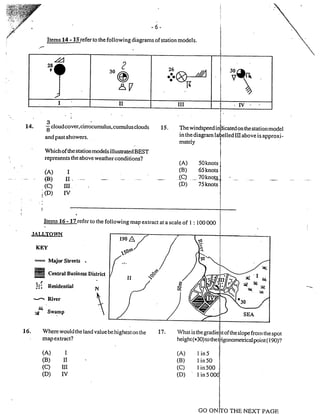 CSEC GEOGRAPHY PAPER 1- 2003 | PDF