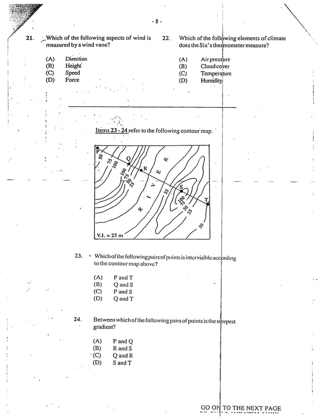 CSEC GEOGRAPHY PAPER 1- 2003 | PDF