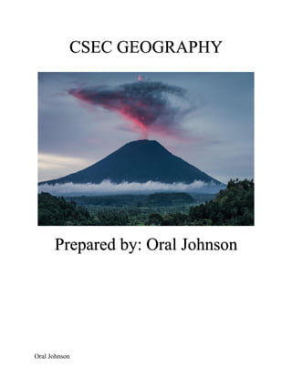 CSEC GEOGRAPHY | PDF