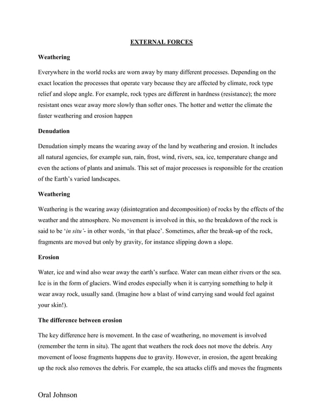 CSEC GEOGRAPHY | PDF