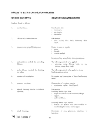 Csec home ec syllabus | PDF