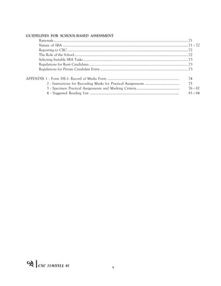 Csec home ec syllabus | PDF