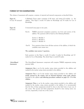 Csec home ec syllabus | PDF