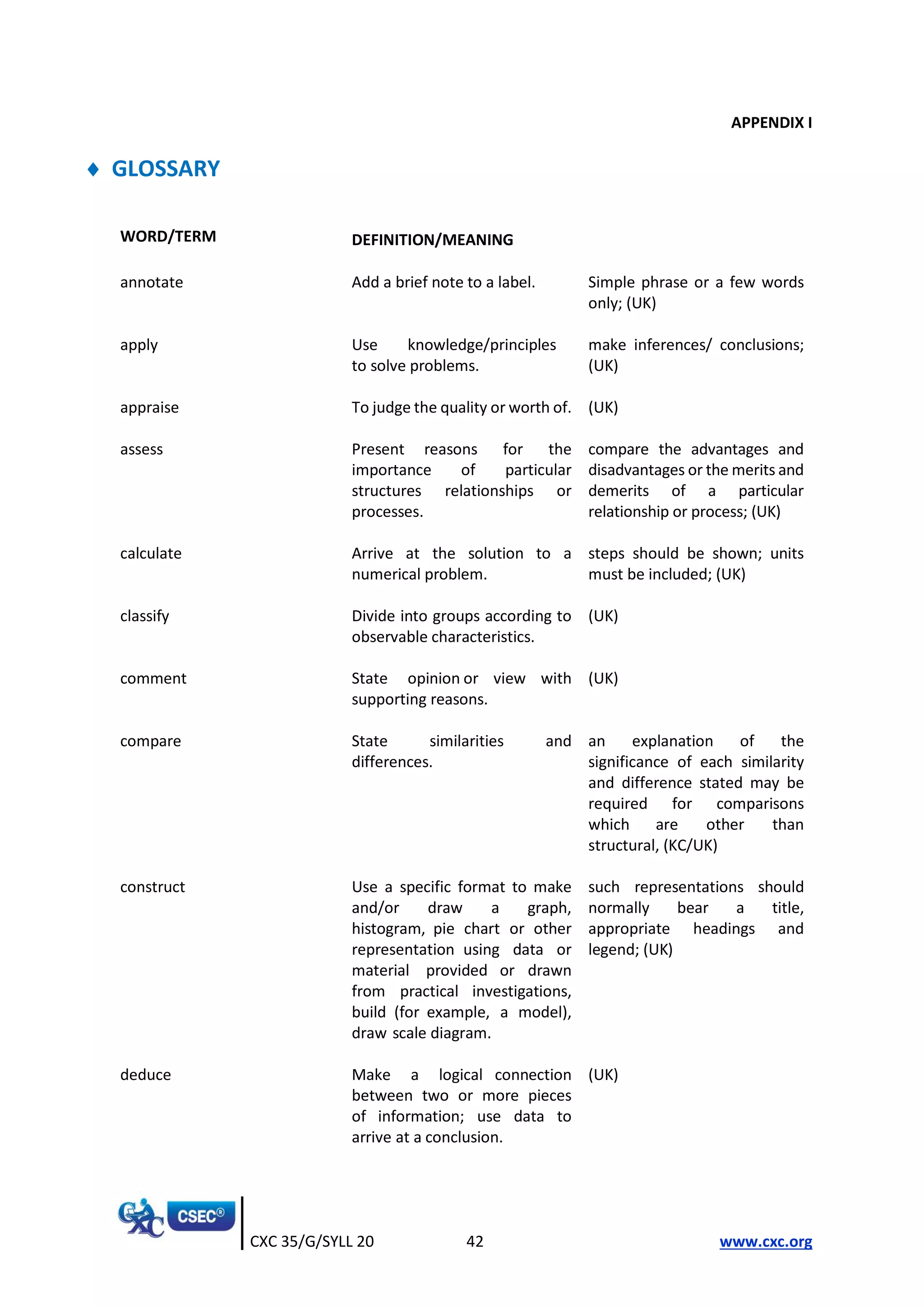 Csec human and social biology syllabus with specimen papers 2022 | PDF