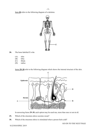 Csec human and social biology syllabus with specimen papers 2022 | PDF