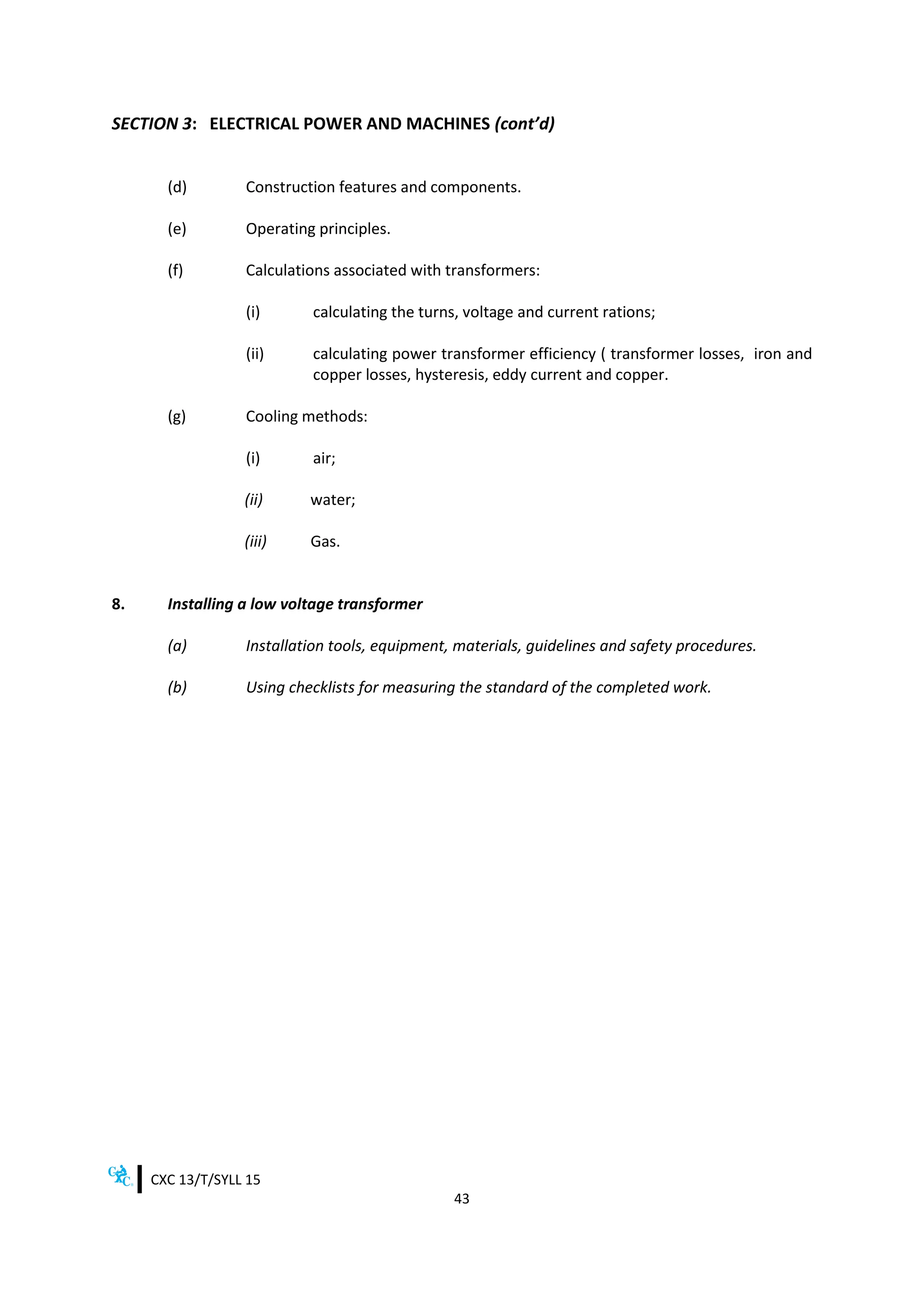 CSEC Industrial Technology Syllabuses (1).pdf | Education industry ...