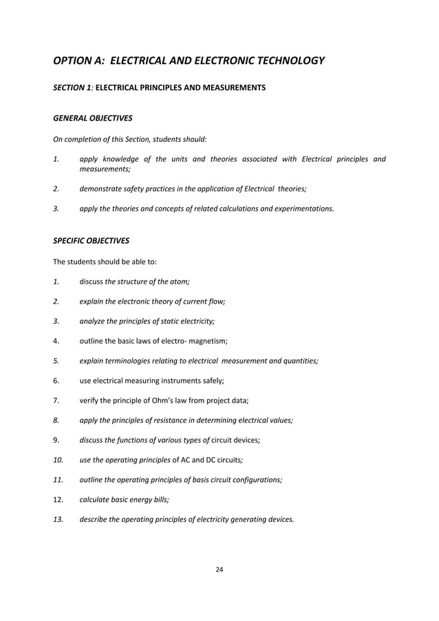CSEC Industrial Technology Syllabuses (1).pdf | Education industry ...