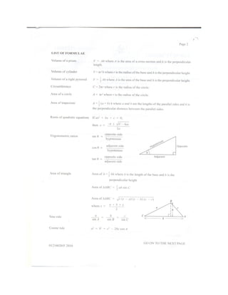 Csec mathematics may 2010 | PDF | Education industry | Industries