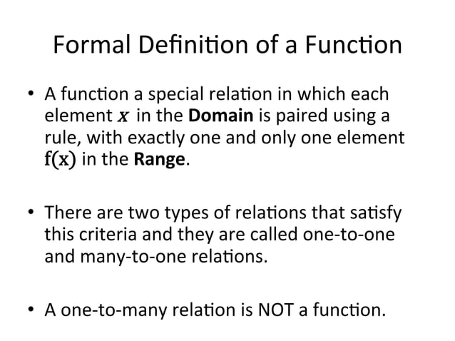 CSEC Mathematics Review - Introduction To Functions & Relations | PDF