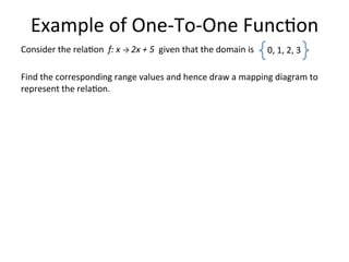 CSEC Mathematics Review - Introduction To Functions & Relations | PDF