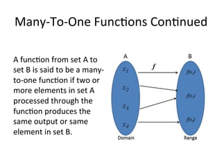 CSEC Mathematics Review - Introduction To Functions & Relations | PDF