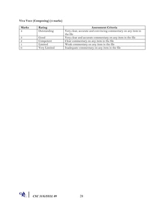 CXC CSEC Syllabus for Music | PDF