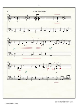 CXC CSEC Syllabus for Music | PDF