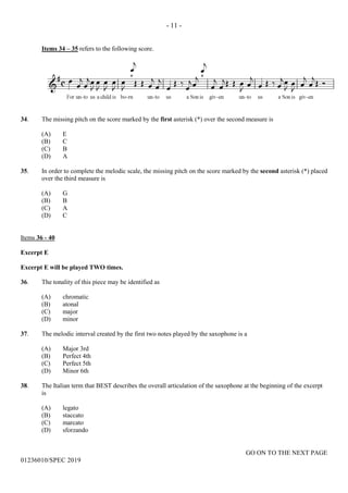CXC CSEC Syllabus for Music | PDF