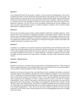 CXC CSEC Syllabus for Music | PDF