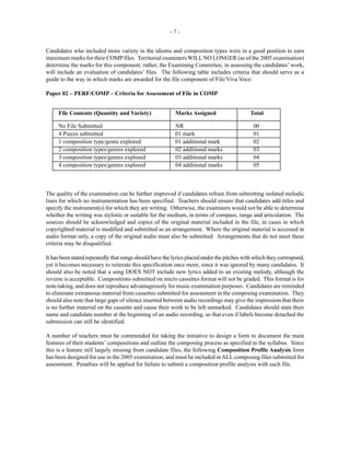 CXC CSEC Syllabus for Music | PDF