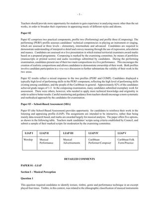 CXC CSEC Syllabus for Music | PDF