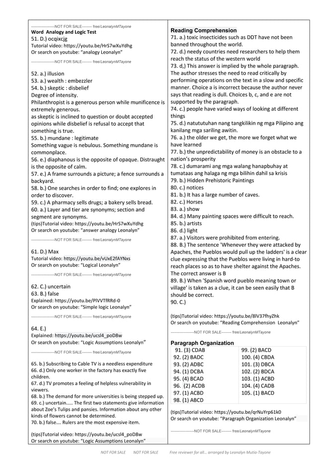 CSE Complete Reviewer 2020.pdf | Resume Writing and Advice | Job Search