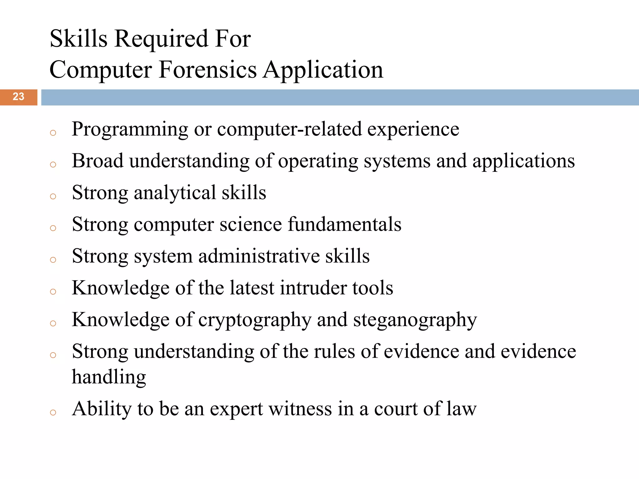 Computer Forensics ppt | PPTX